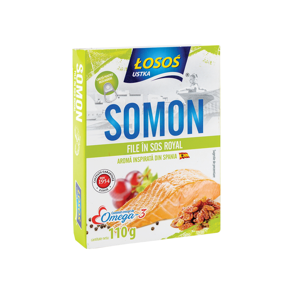 Losos – File de somon in sos Royal, cu cheita, 110 g - Pret Istet